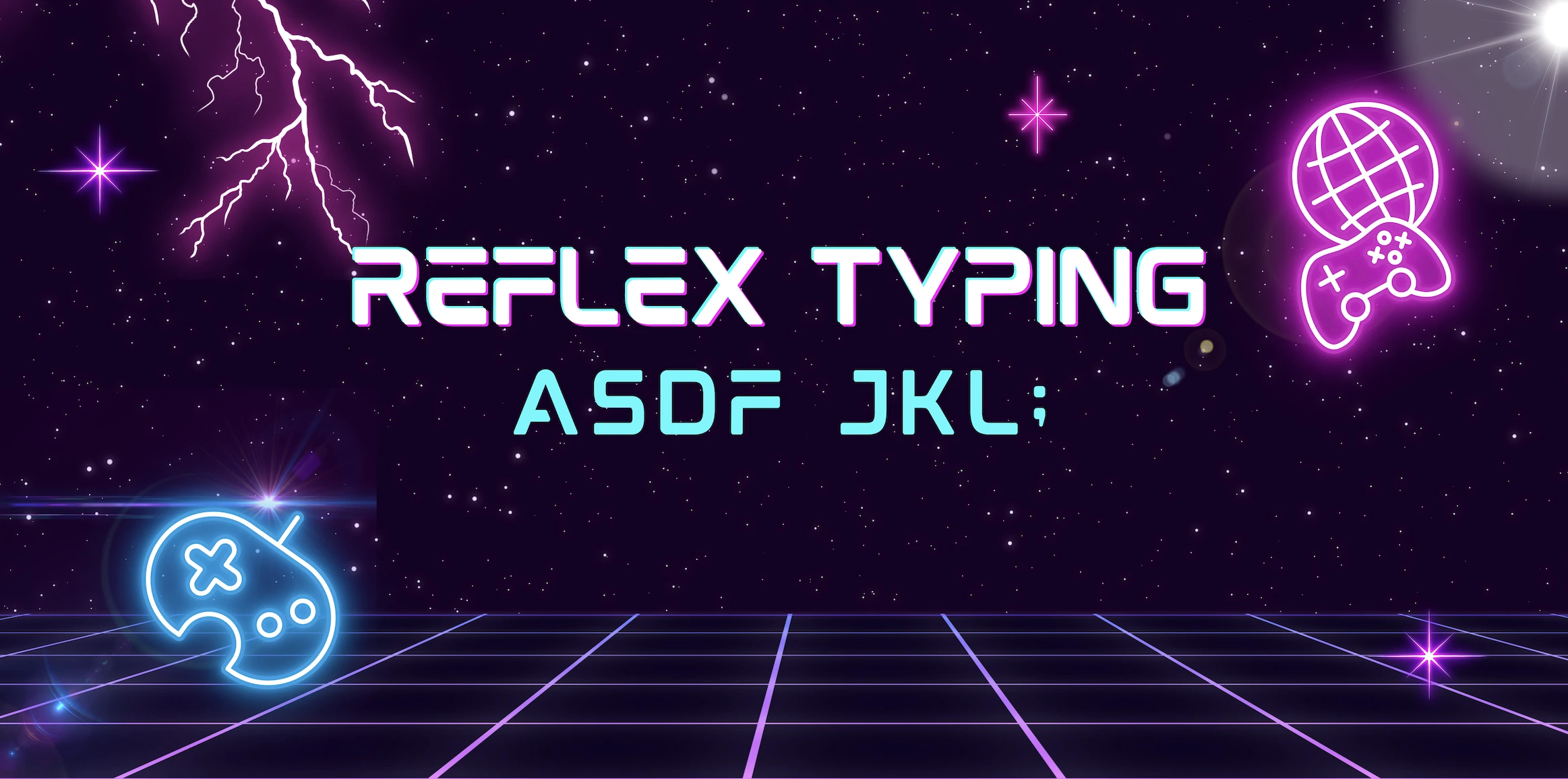 Typing Reflex Game 1 - The Home Row Keys (ASDF JKl;)