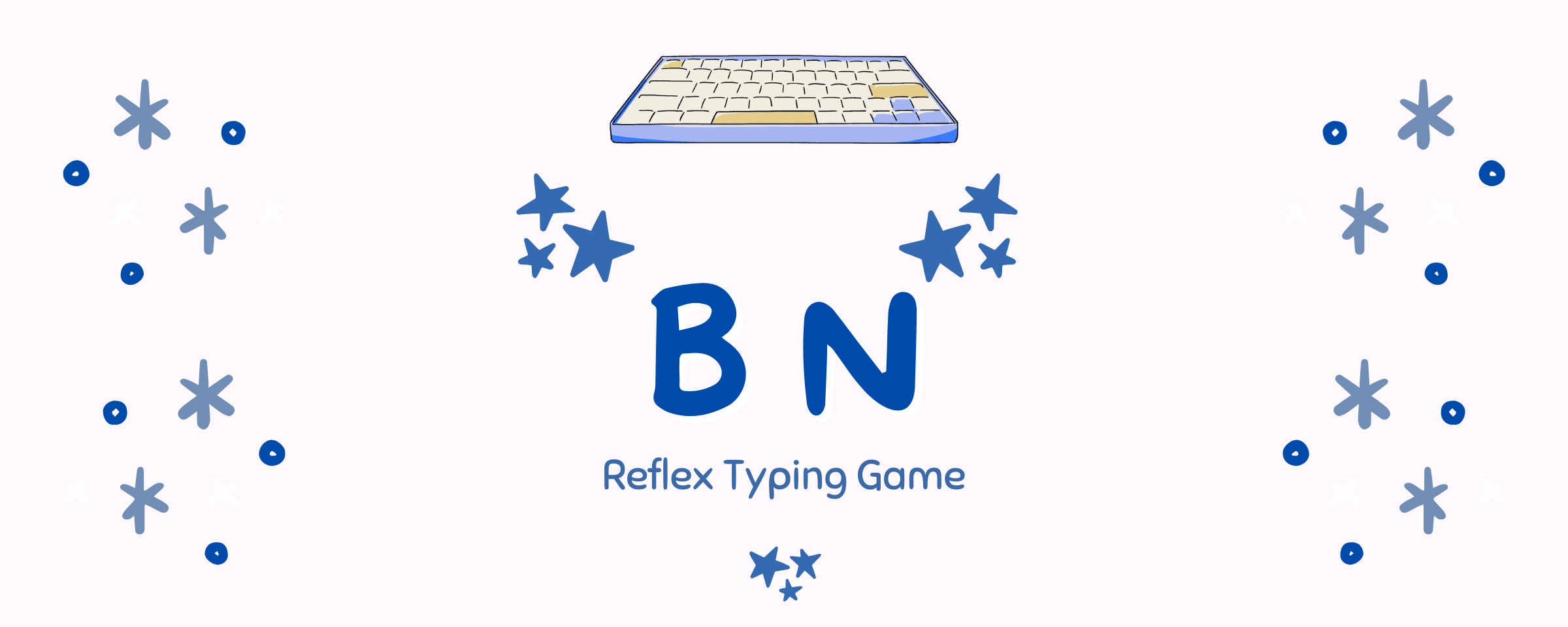 Reflex Typing Game 8 - ASDF JKL; & New Bottom Row B N