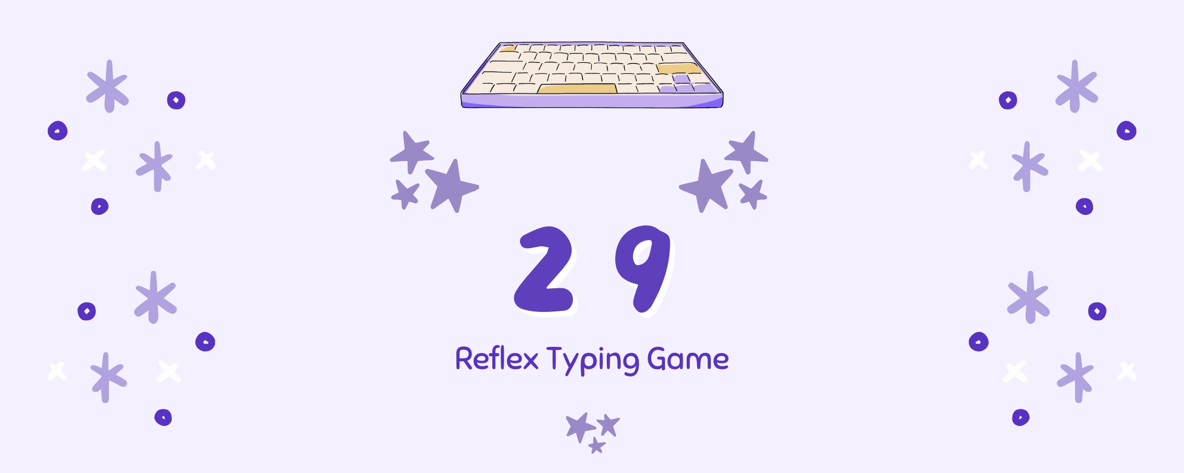 Reflex Typing Game 17 - New Number 2 And 9