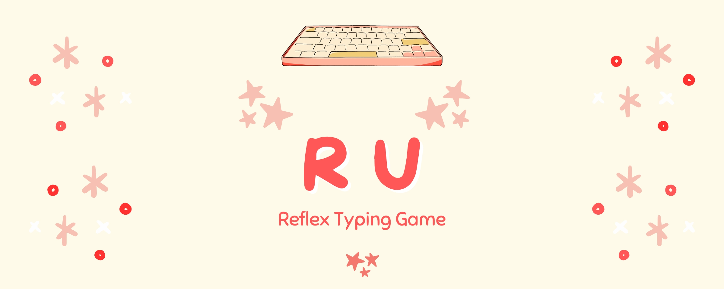 Reflex Typing Game 2 - ASDF JKL; and R U